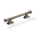 H&H Pembrey Bar Handle 128mm CC Dark Brushed Brass | Sentors Kitchens